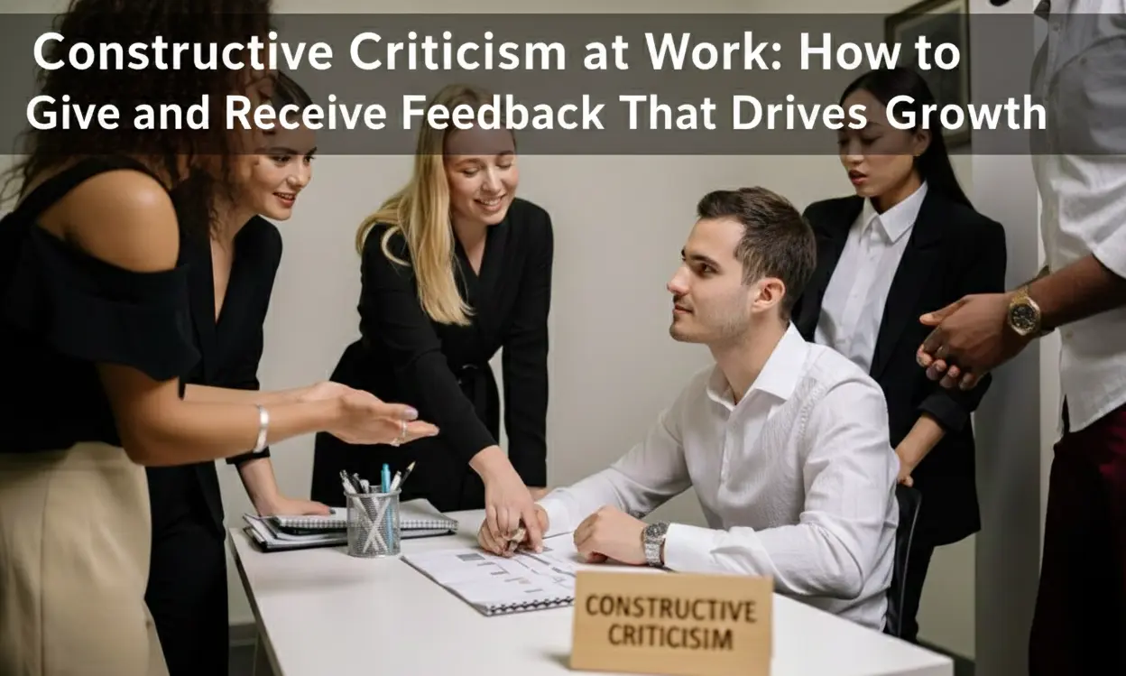 Constructive Criticism at Work: How to Give & Receive Feedback